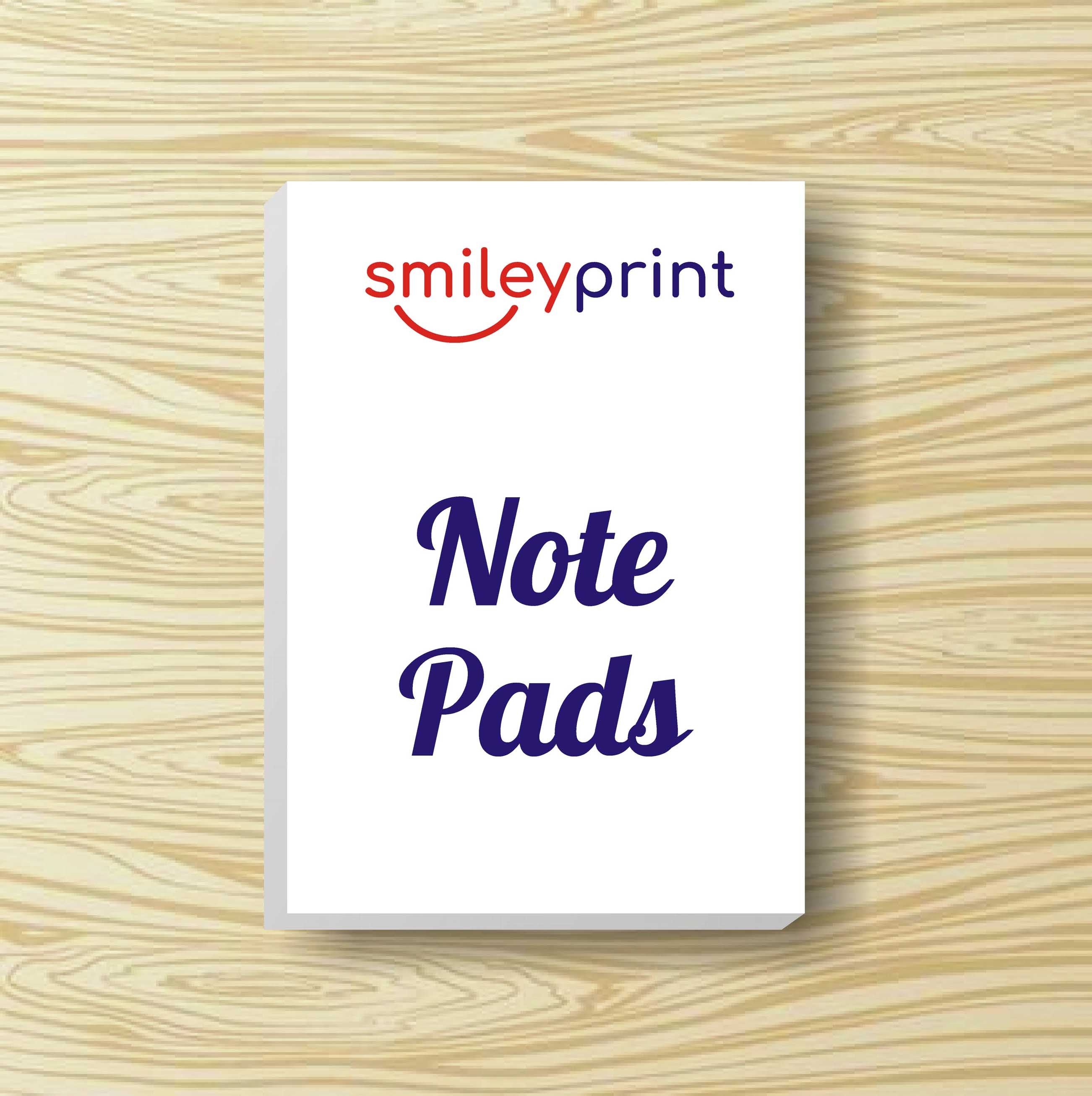 Bespoke Note Pads - Upload Your Artwork – SmileyPrint1