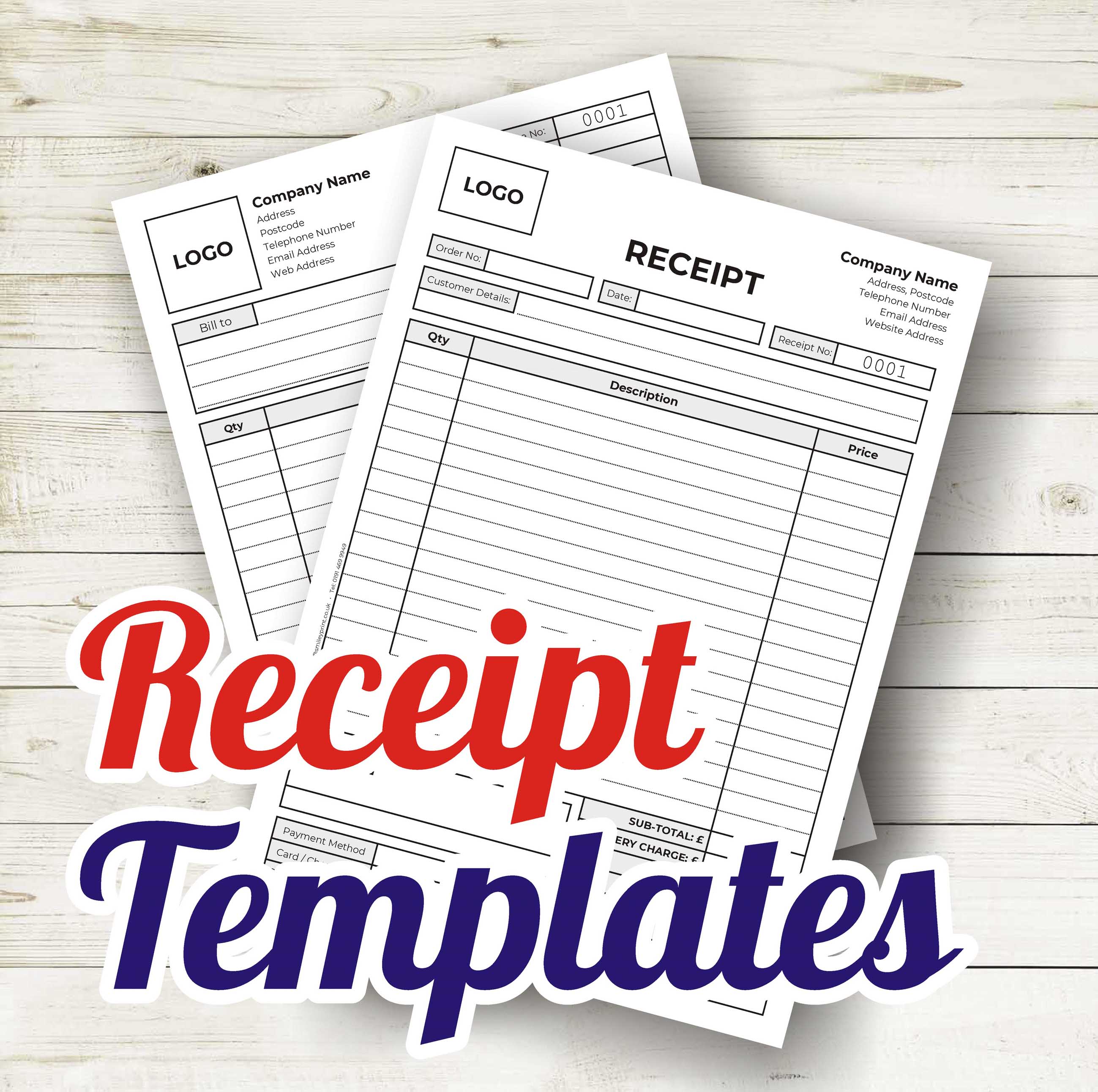Receipt Templates – SmileyPrint1